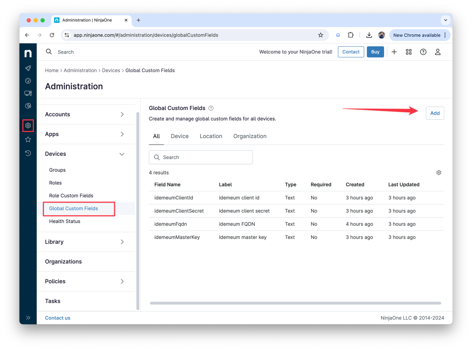 Ninja RMM - Parametrized Windows agent install
